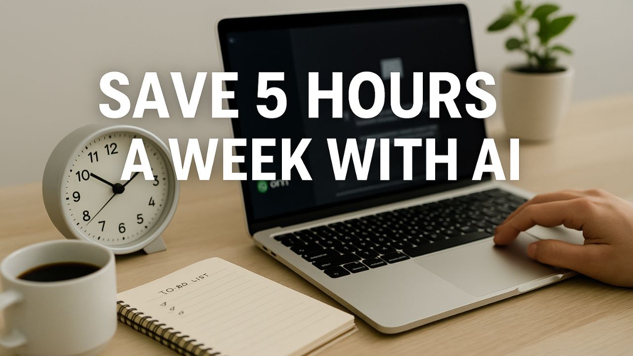 Save Time With AI How to Save 5 Hours a Week Using AI (Beginner’s Guide ...